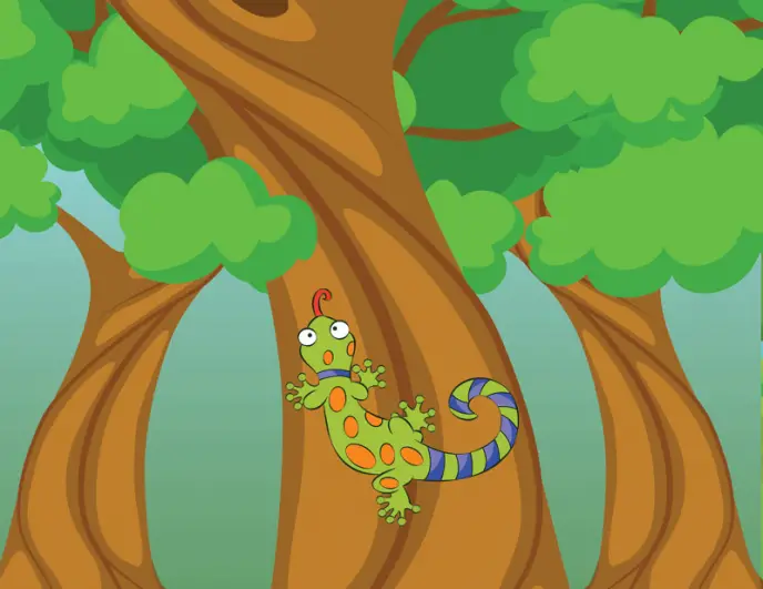 Gumby The Gecko’s Coloring In Fun Page